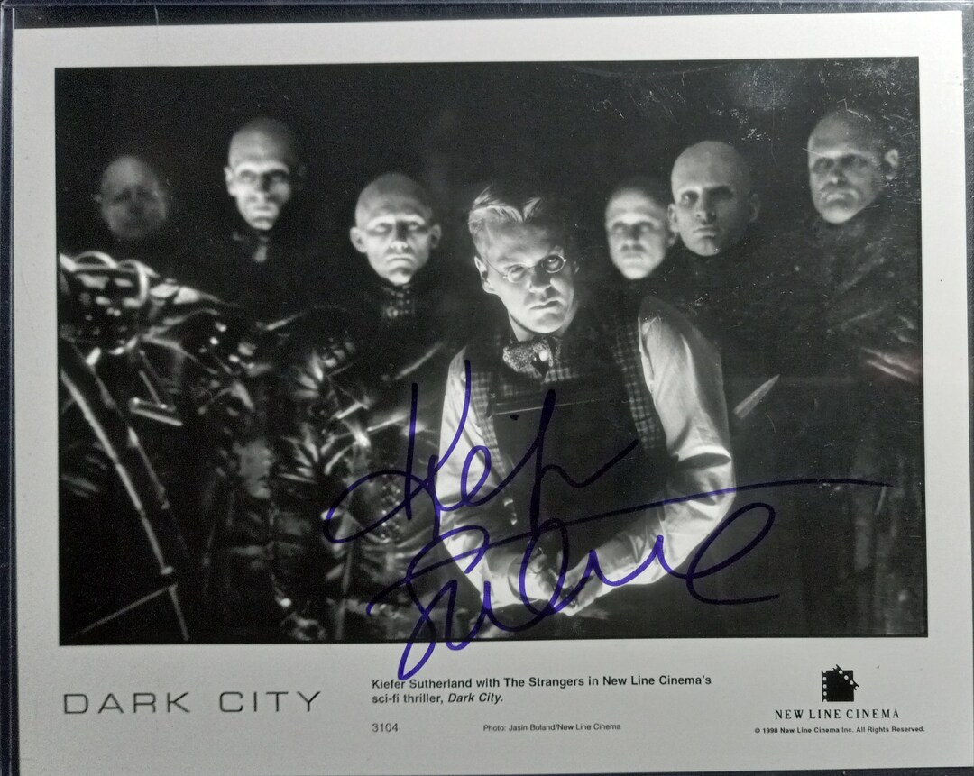 Kiefer Sutherland Authentic Signed 8x10 Photo W/ A1COA - Dark City - Etsy