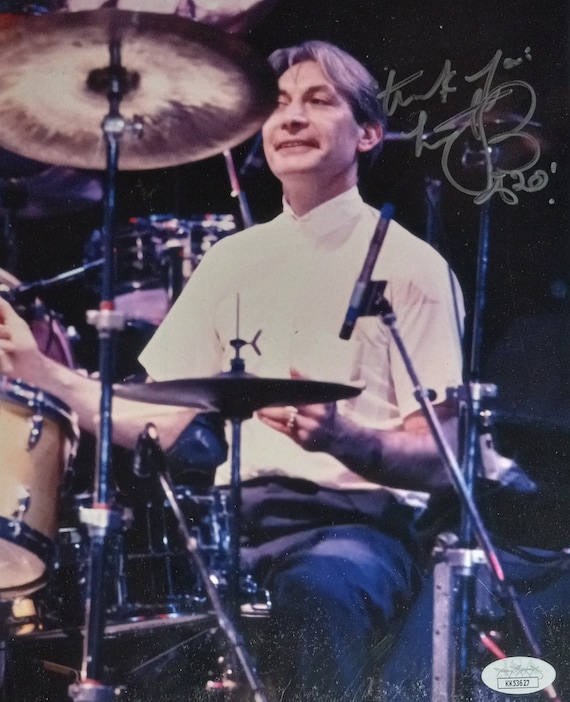 Charlie Watts 8x10 Authentic Signed Photo W/m JSA COA the - Etsy