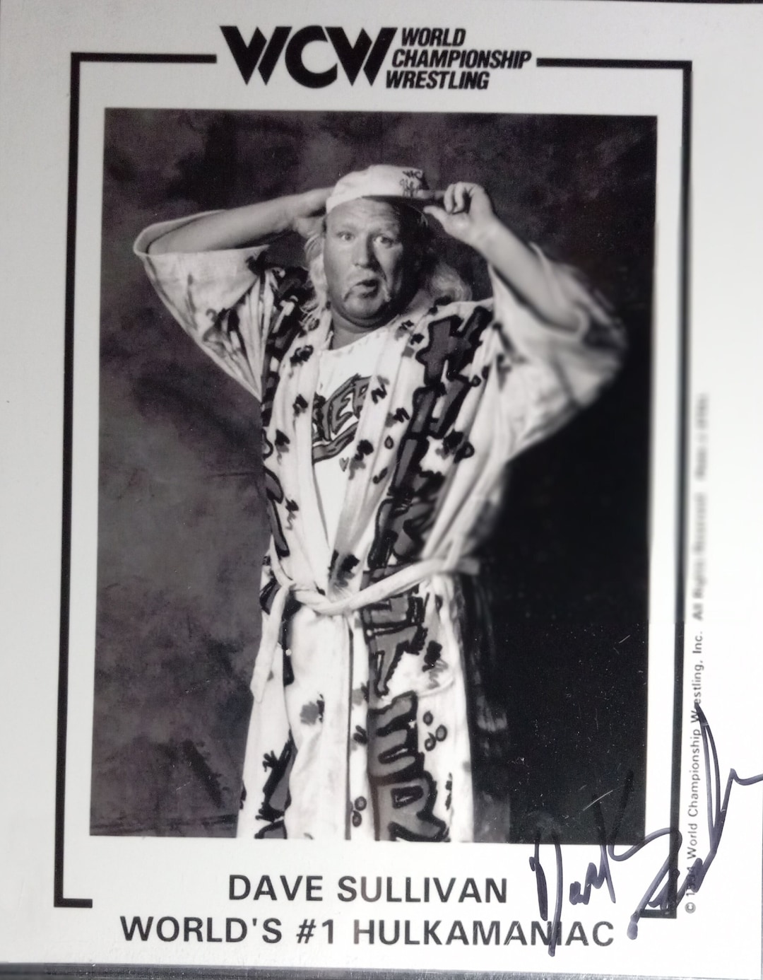 Dave Sullivan Authentic Signed 8x10 Photo W/ A1COA - WCW - Aka Evad - Etsy
