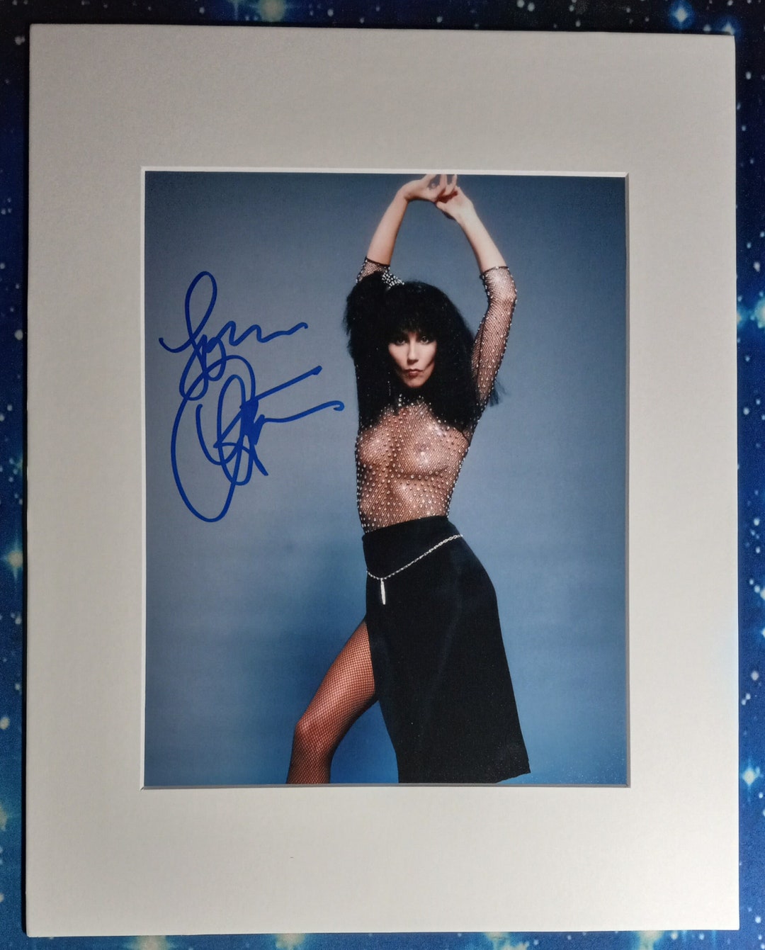 Cher Authentic Signed 8x10 Photo With A Frame Ready Matting 3rd Party Authentication - Etsy
