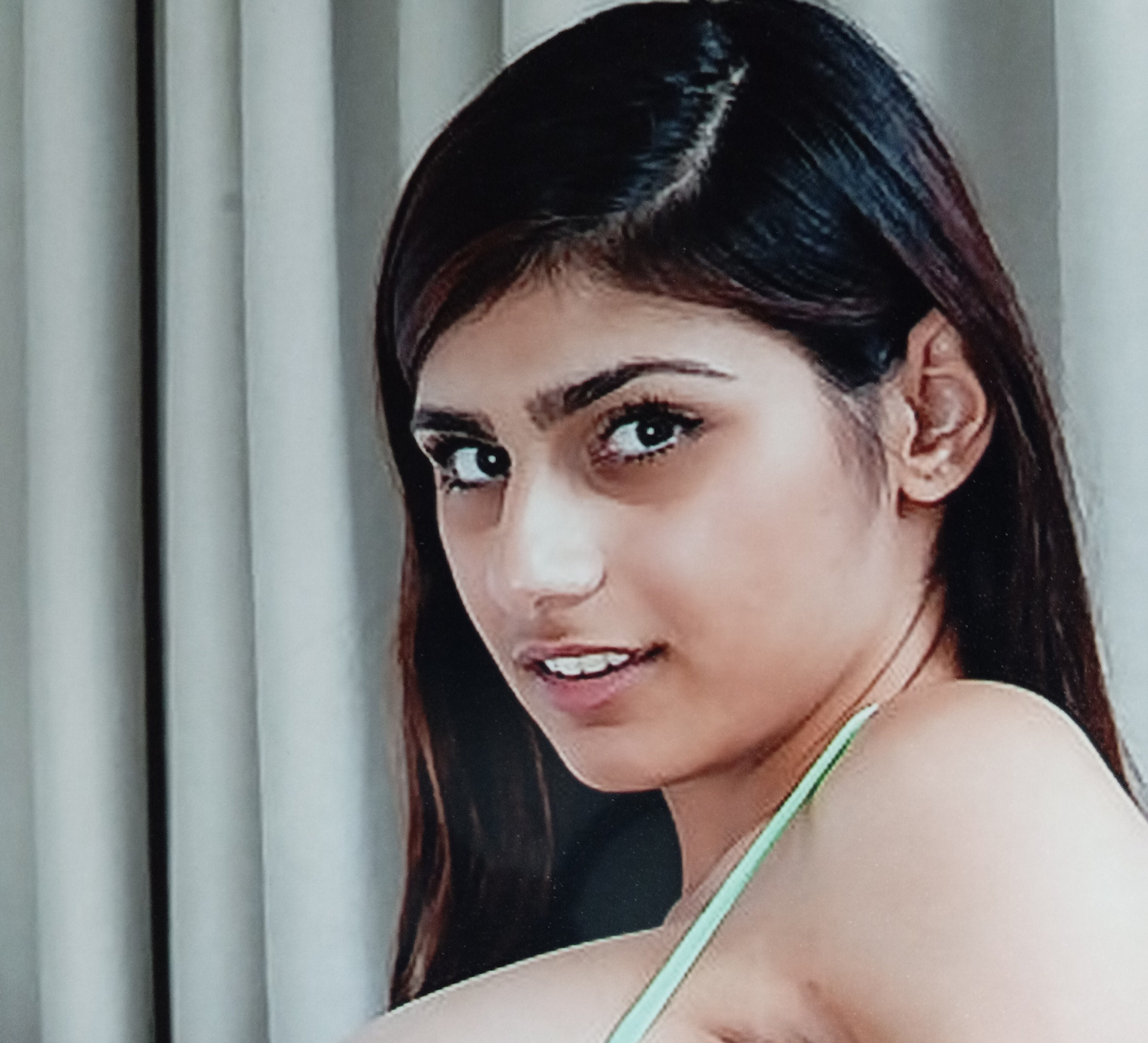 Mia Khalifa Rare Authentic Signed 8x10 Photo W Lighthouse Coa Adult