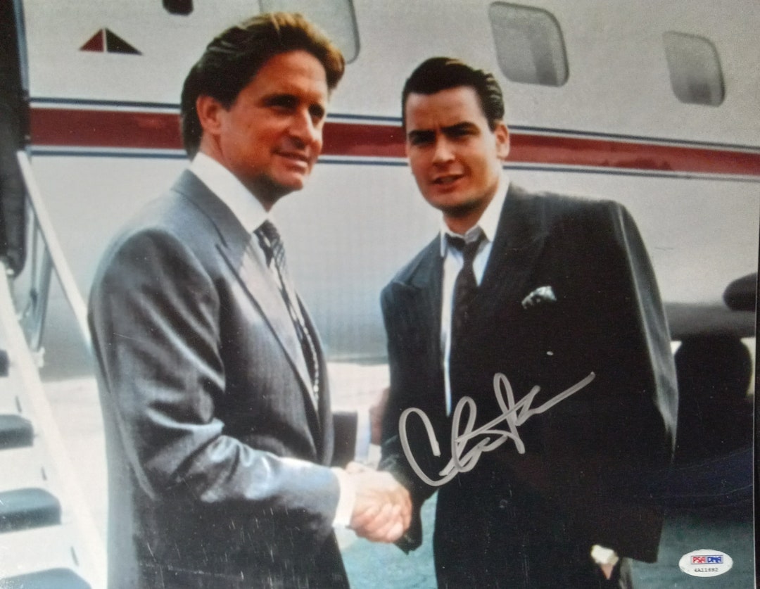Charlie Sheen 11x14 Authentic Signed Photo W/ PSA COA - Wallstreet - Etsy