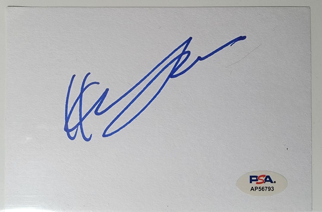 Hayden Christensen Authentic Signed Index Card W/ PSA COA Star Wars ...
