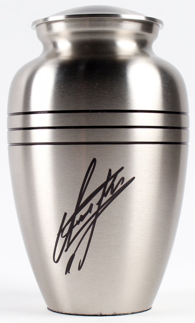 The Undertaker Urn WWE Authentic Signed Real Urn W/ JSA COA - Etsy