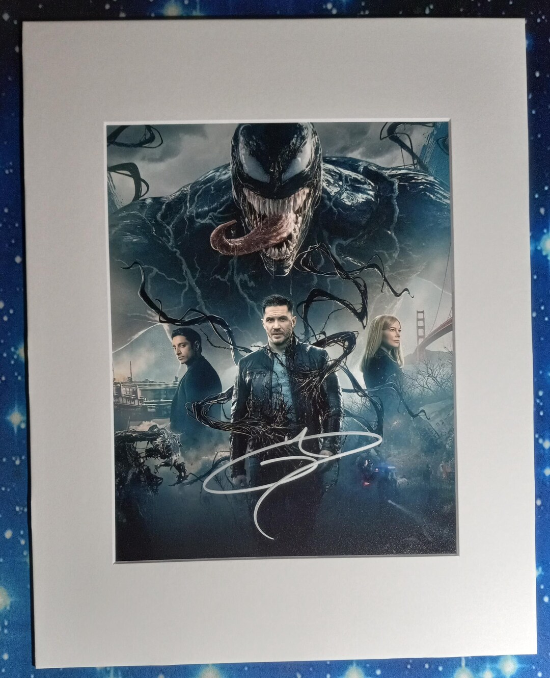 Tom Hardy Signed 8x10 Photo With an 11x14 Frame Ready Matte + 3rd Party ...