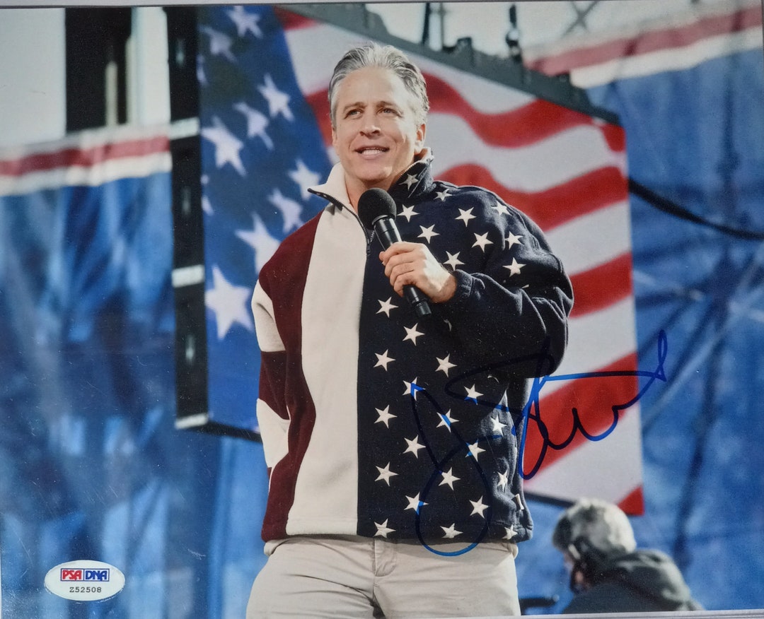 Jon Stewart 8x10 Authentic Signed Photo W/ PSA COA - Etsy