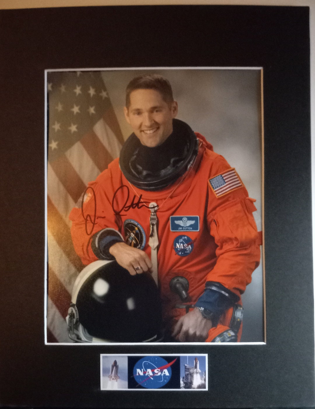Astronaut John Dutton Authentic Signed 8x10 Photo With Custom Frame ...