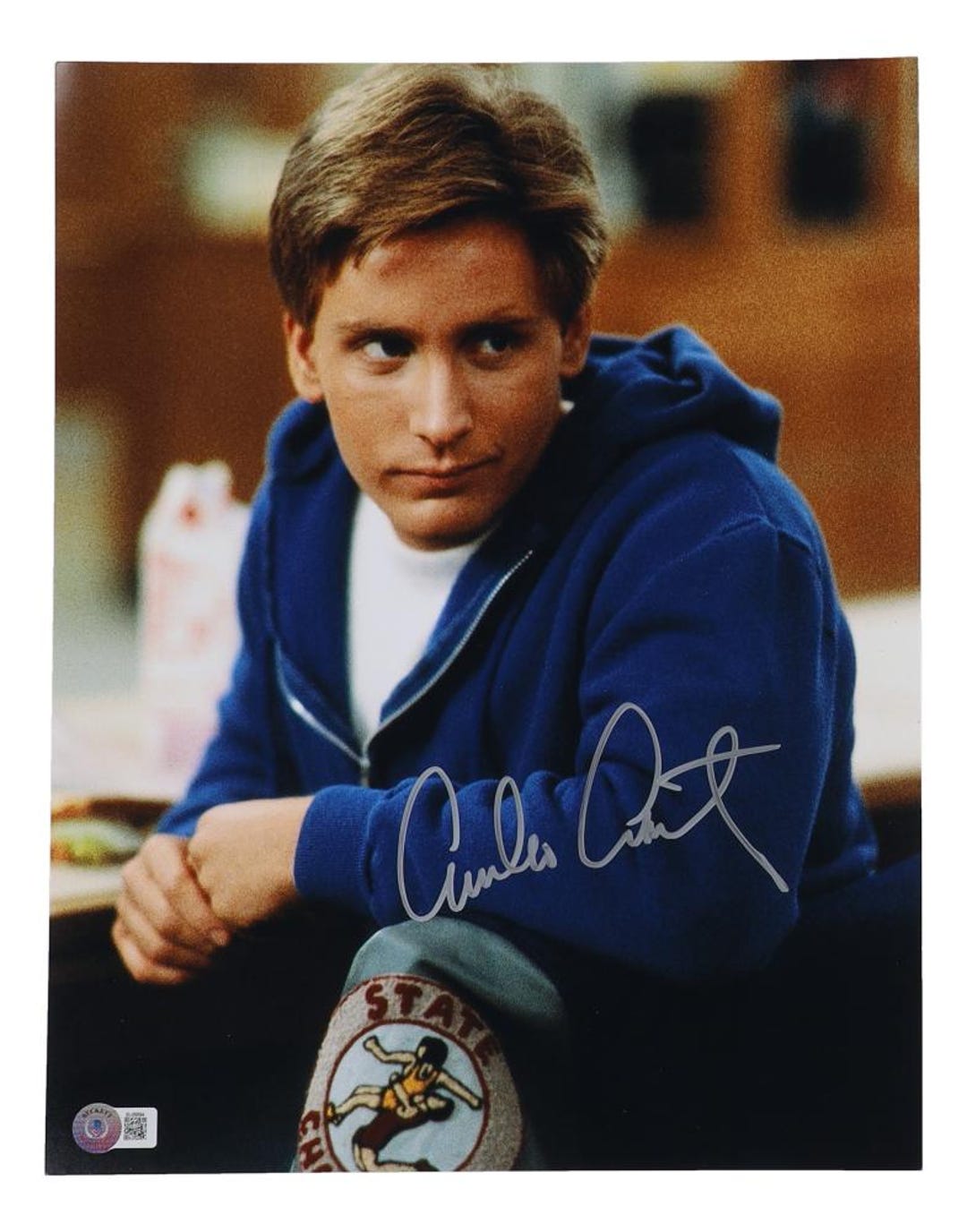 Emilio Estevez 11x14 Authentic Signed Photo W/ Beckett Authentication ...