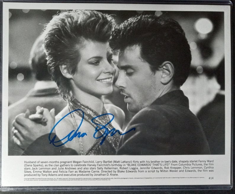 Dana Sparks Authentic Signed 8x10 Photo W/ A1COA - That's Life - Etsy