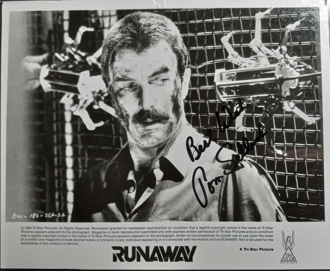 Tom Selleck Authentic Signed 8x10 Vintage Photo W/ 3rd Party ...