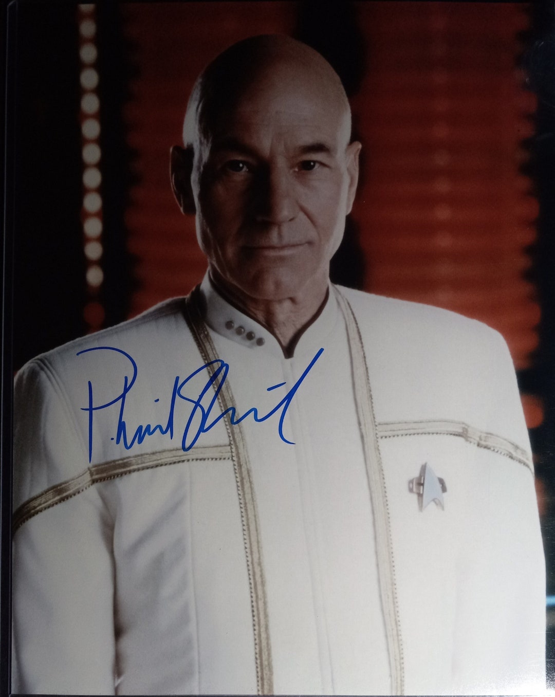 Patrick Stewart Authentic Signed 11x14 Photograph + 3rd Party ...