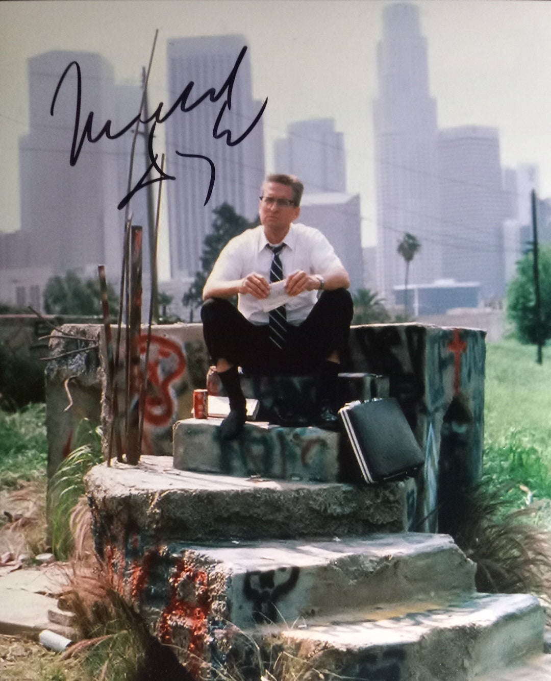 Michael Douglas Authentic Signed 8x10 Photo W/ Lighthouse COA - Falling ...
