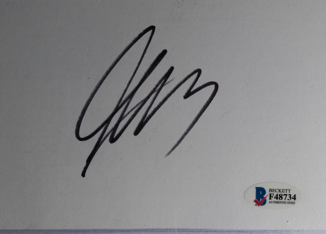 Georges St. Pierre 3x5 Authentic Signed Index Card W/ Beckett COA - UFC ...