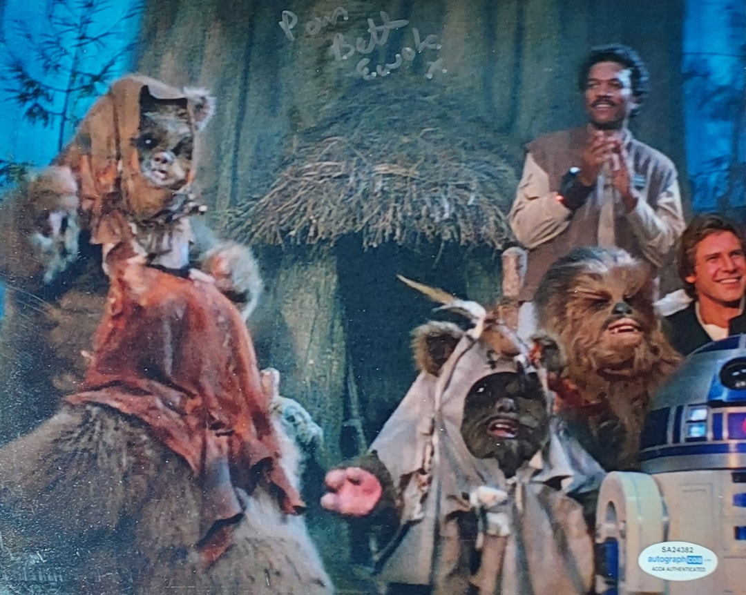 Pamela Betts Authentic Signed 8x10 Photo W/ ACOA Ewok Star Wars - Etsy