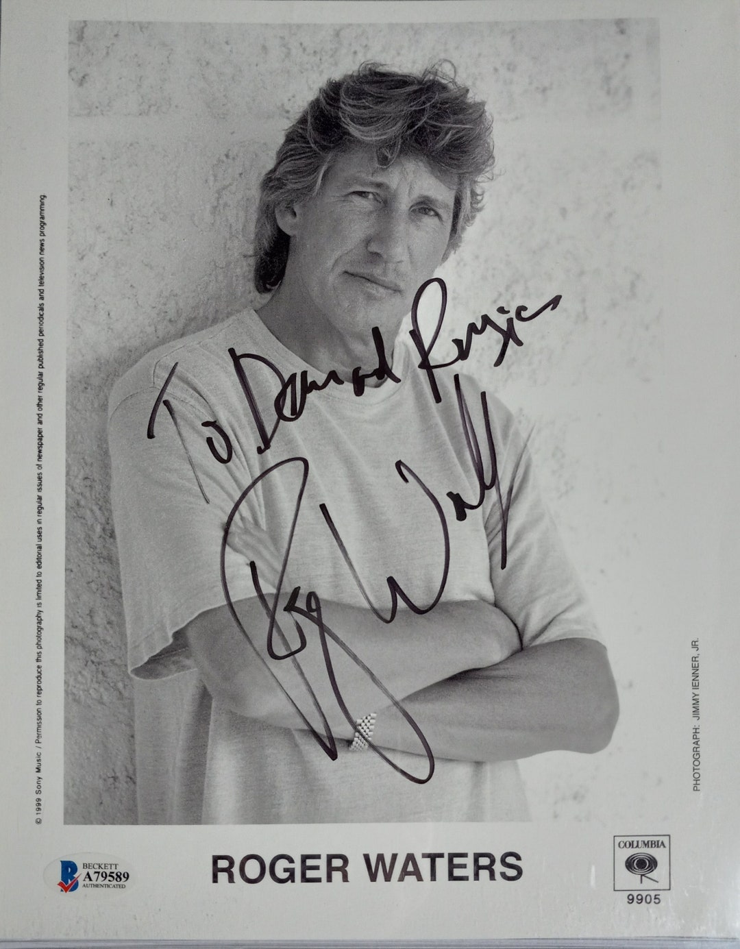 Roger Waters 8x10 Authentic Signed Photo W/ Beckett LOA Authentication ...