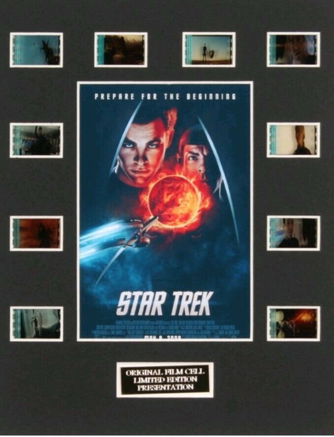 Star Trek Original Frame Ready 8x10 Film Cell Display W/ COA - Into the ...