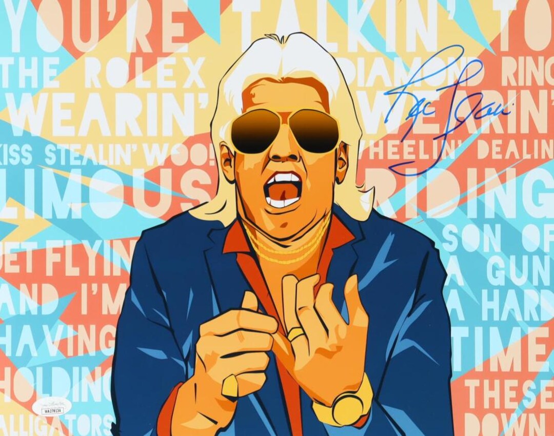 Ric Flair 11x14 Authentic Signed Photo W/ JSA Authentication - Etsy
