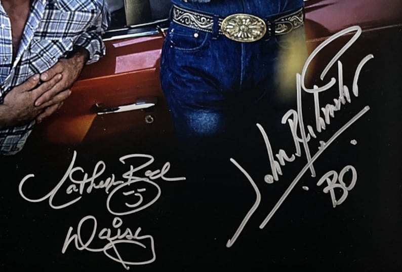 The Dukes of Hazzard 16x20 Cast (X3) Signed Photo - Inscribed "bo ...