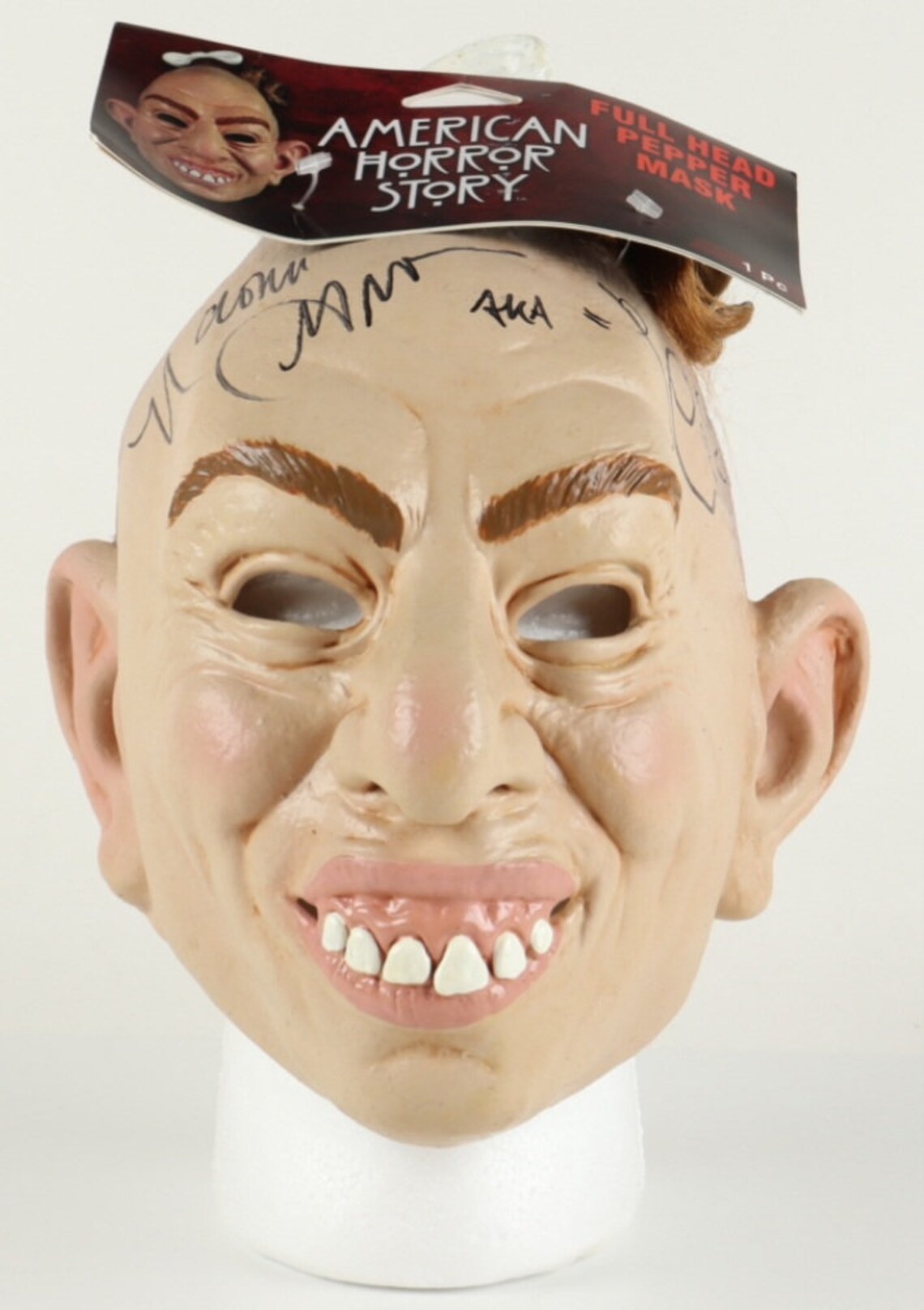 Naomi Grossman Authentic Signed AHS Pinhead Mask W/ Beckett COA ...