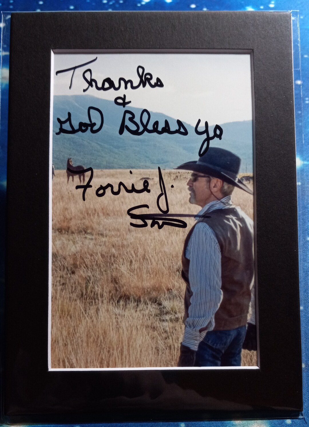 Forrie Smith 4x6 Authentic Signed Photo With A Frame Ready 5x7 Matting ...