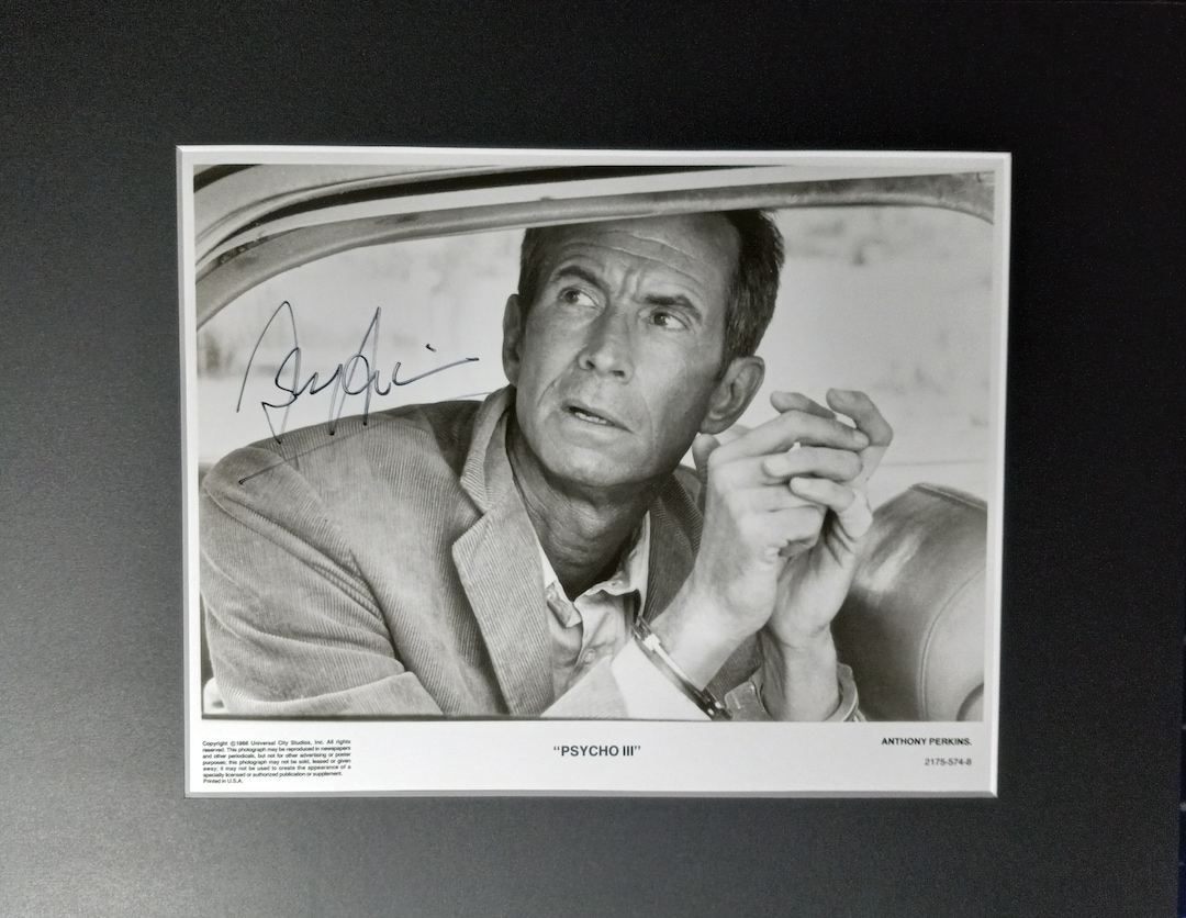 Anthony Perkins 8x10 Authentic Signed Photo With A Frame Ready 11x14 ...