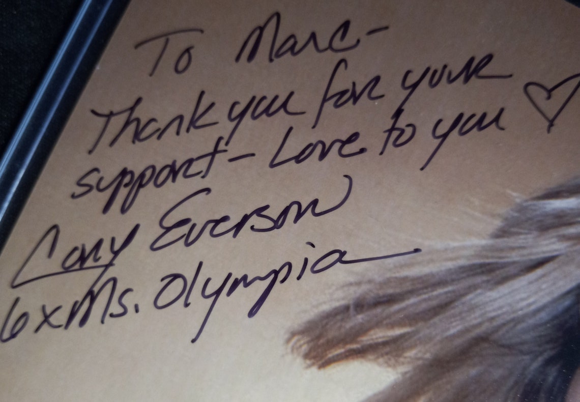 Corinna Cory Everson Authentic Signed 8x10 Photo W Coa Mrs