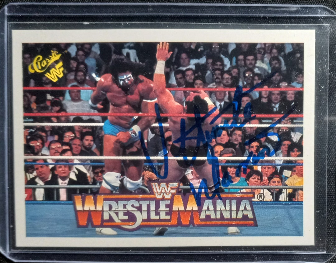 The Ultimate Warrior Authentic Signed Classic WWF Trading Card ...