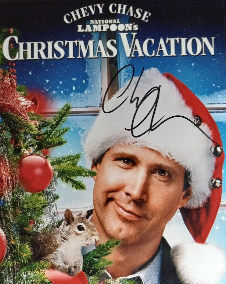 Chevy Chase Authentic Signed 8x10 Photo W/ A1COA Christmas - Etsy
