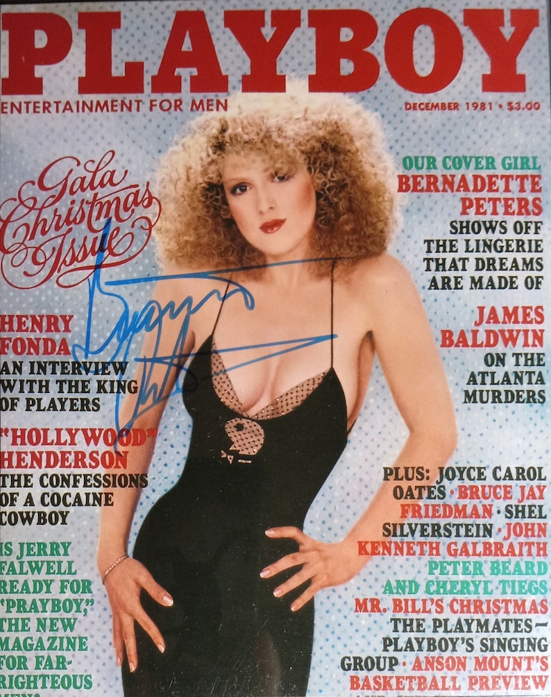 Bernadette Peters Authentic Signed 8x10 Photo W/ A1COA - Scrooged - the Jerk - Playboy - Etsy