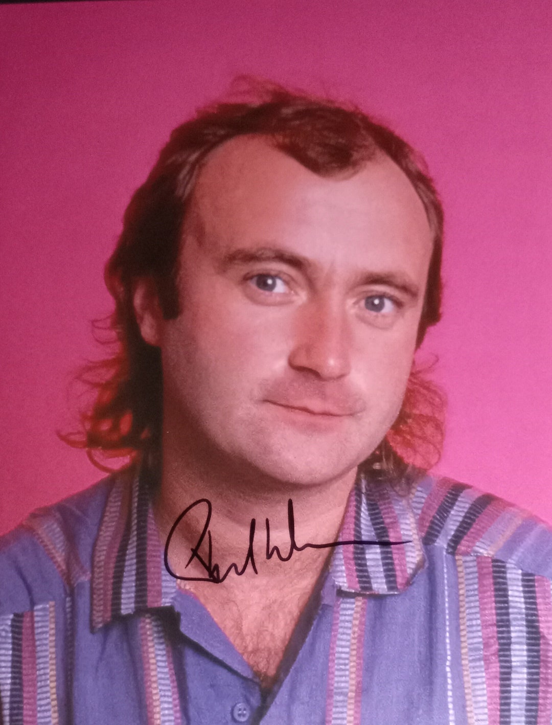 Phil Collins Authentic Signed 8x10 Photo W/ COA - Genesis - Etsy