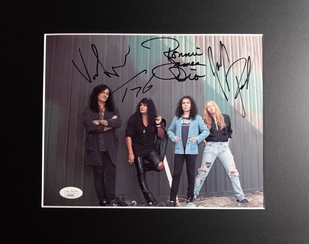 Dio (all 4) Authentic Signed 8x10 Photo With Frame Ready 11x14 Matting ...