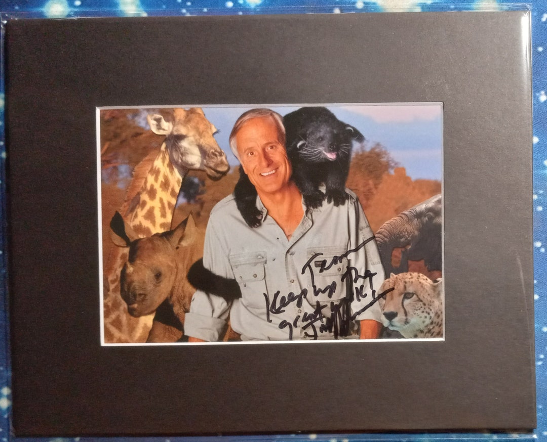 Jack Hannah Authentic Signed 5"x7" Photo With an 8"x10" Frame Ready ...