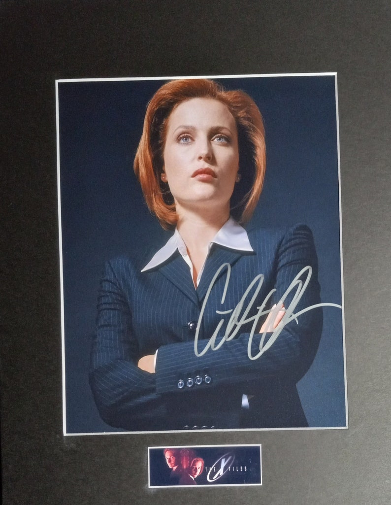 Gillian Anderson Authentic Signed 8x10 Photo With Custom Frame - Etsy