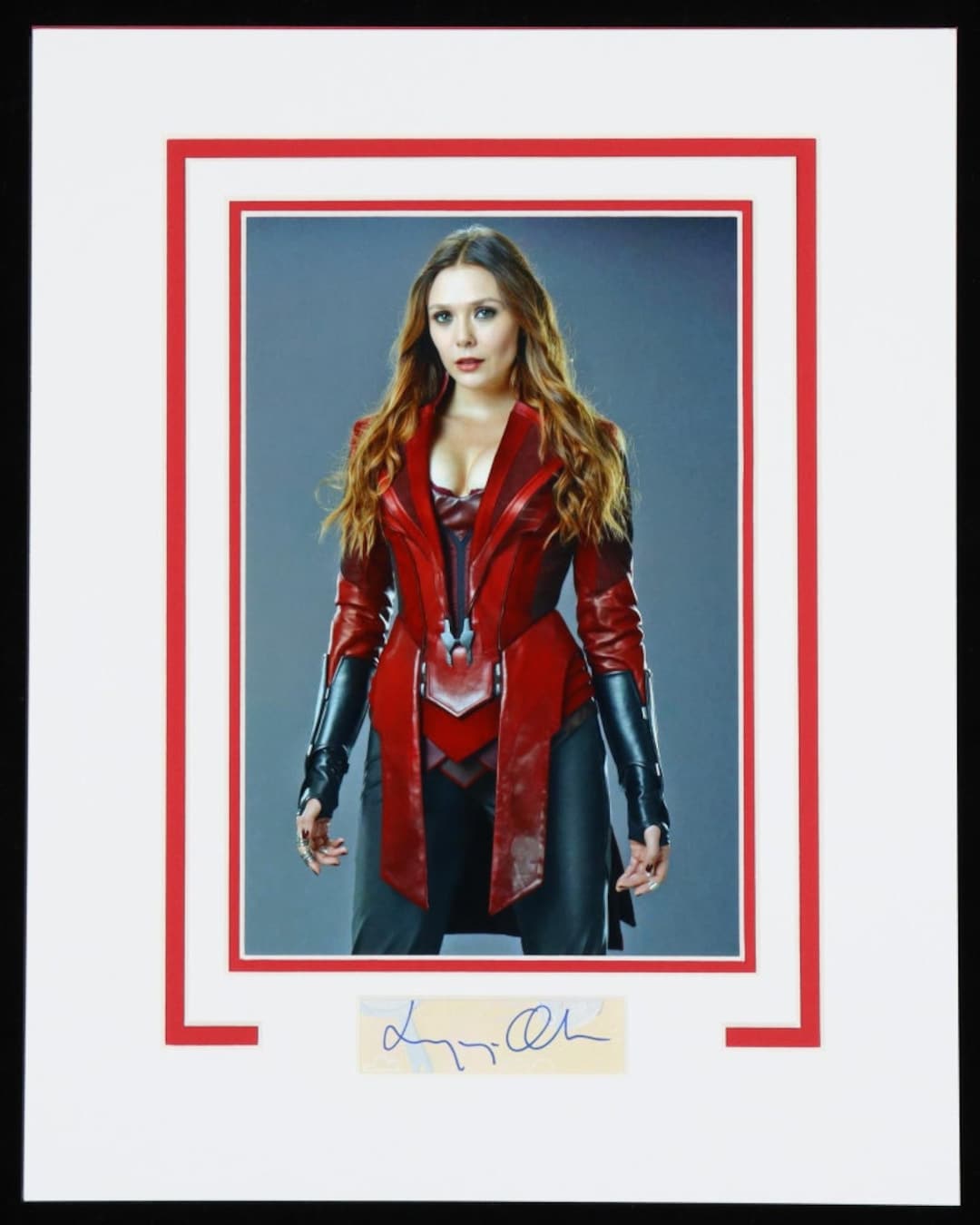 Elizabeth Olsen 11x14 Authentic Signed "scarlet Witch" Custom Matted ...