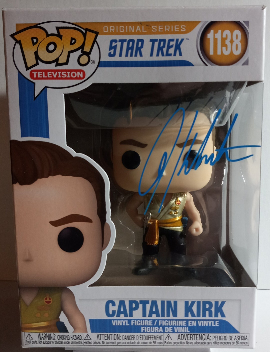 William Shatner Authentic Signed Funko Pop 1138 With Lighthouse COA ...