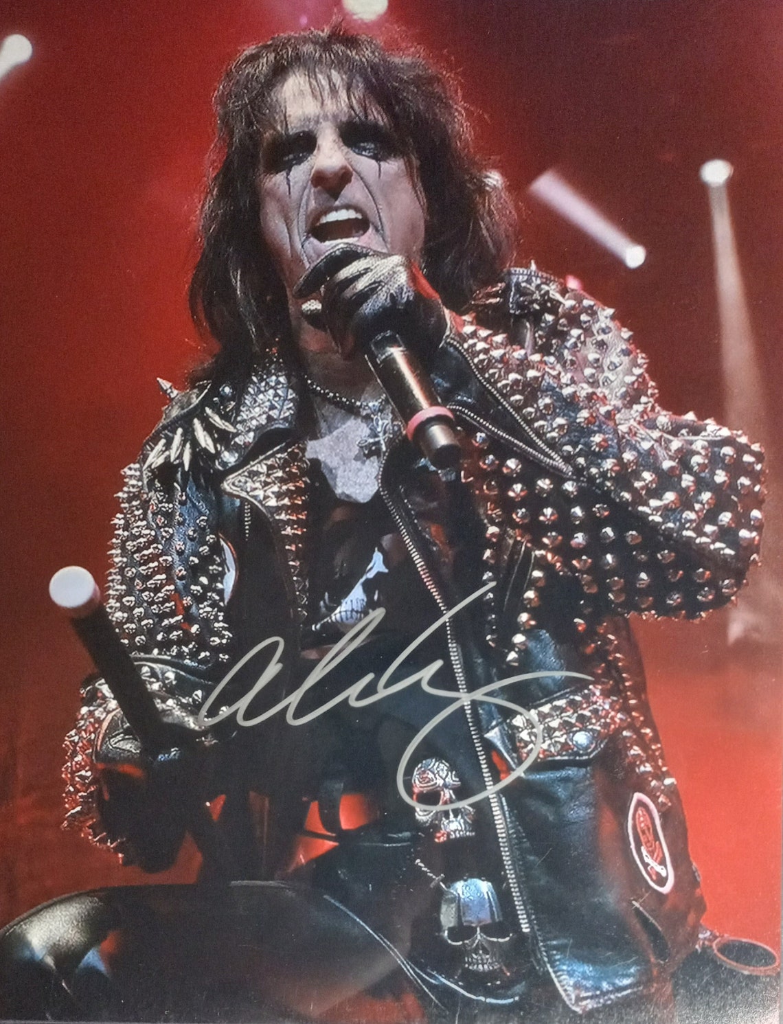 Alice Cooper 11x14 Authentic Signed Photo W/ Lighthouse COA - Etsy