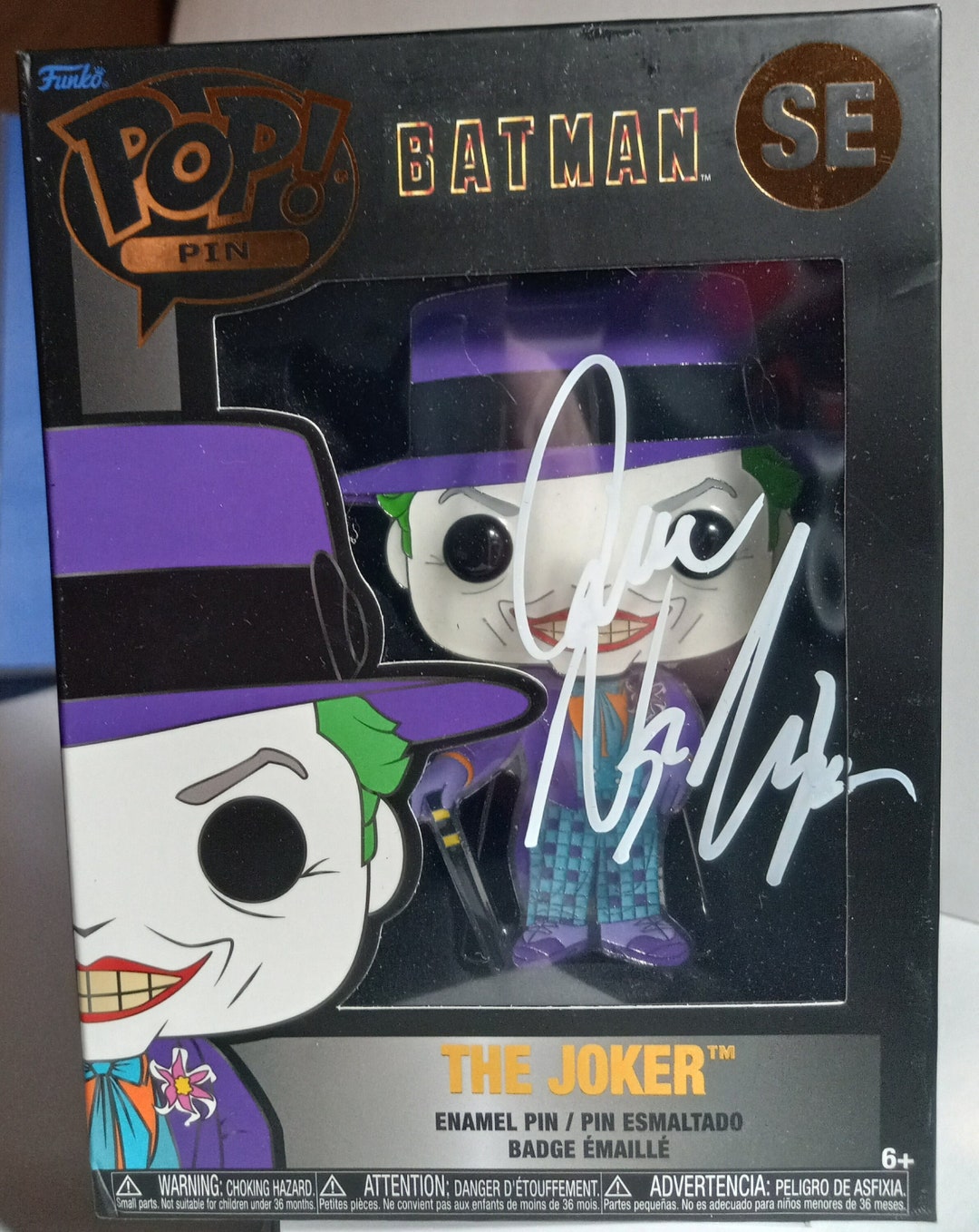 Jack Nicholson RARE IP Authentic Signed Special Edition Funko PIN Joker ...
