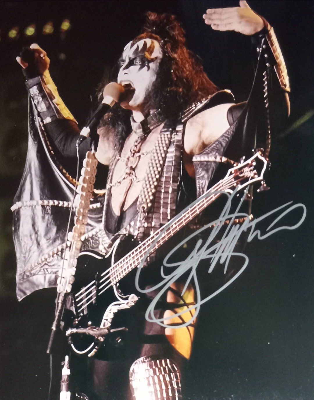 Gene Simmons Authentic Signed 8x10 Photo W/ 3rd Party Authentication - Etsy