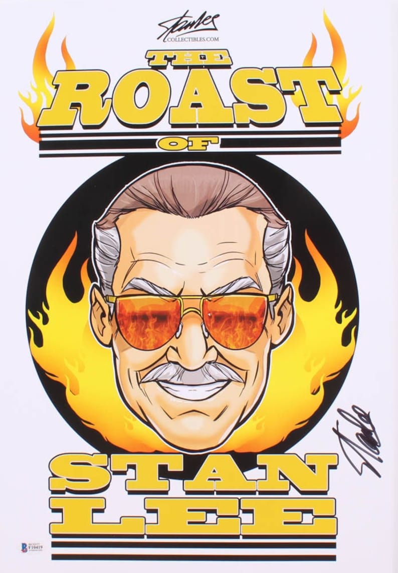 Stan Lee 13x19 Authentic Signed Photo - the Roast of Stan Lee - W ...