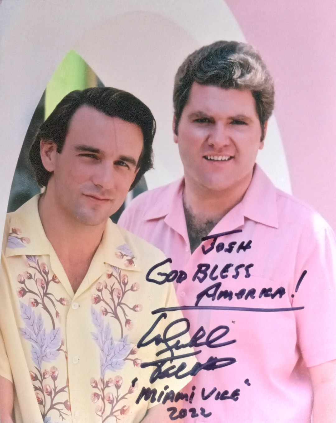 Old Captain's "to Josh" Personalized Authentic Signed 8x10 Photo W/ Lighthouse COA - Michael ...