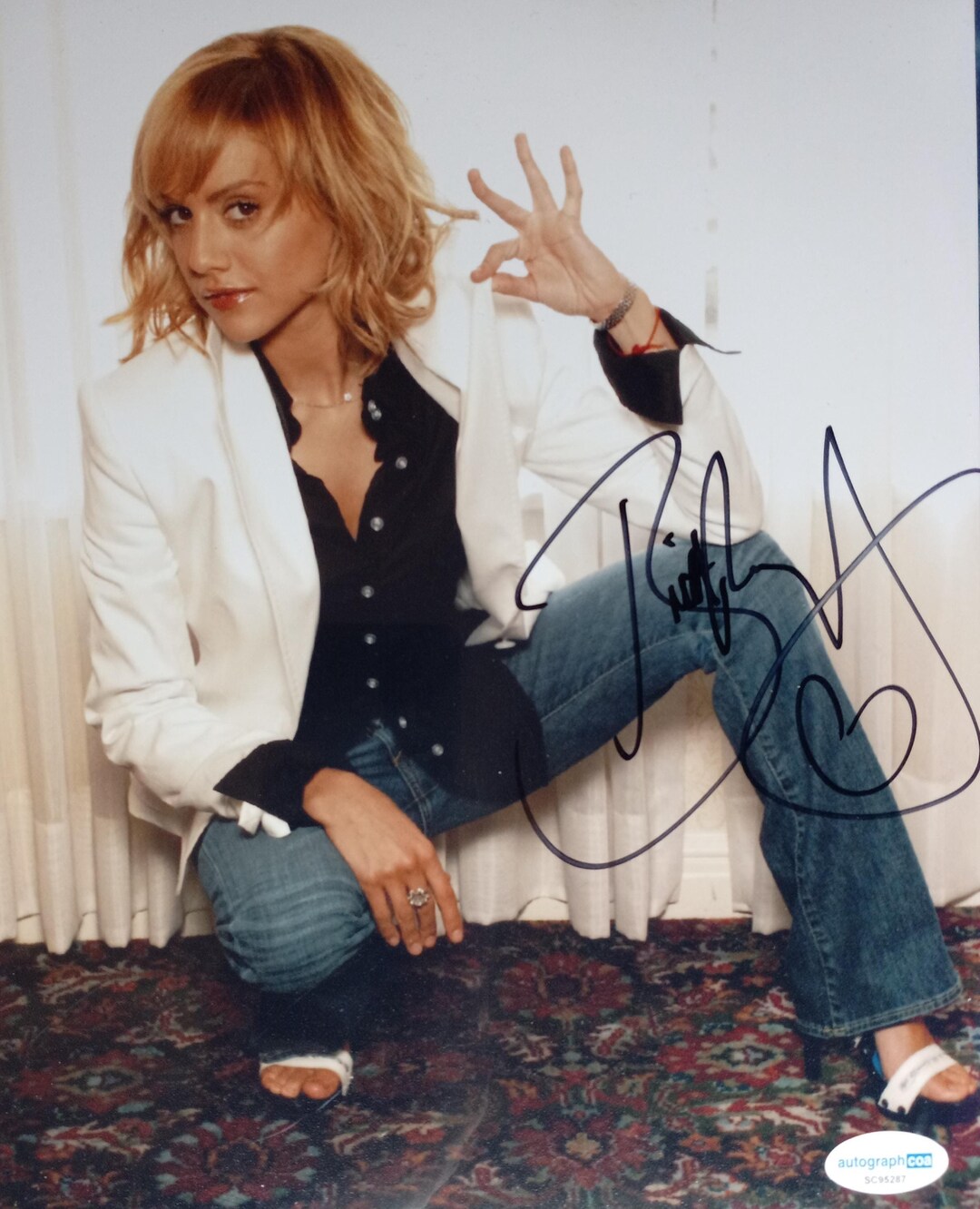 Brittany Murphy RARE Authentic Signed 8x10 Photo W/ 3rd Party ...