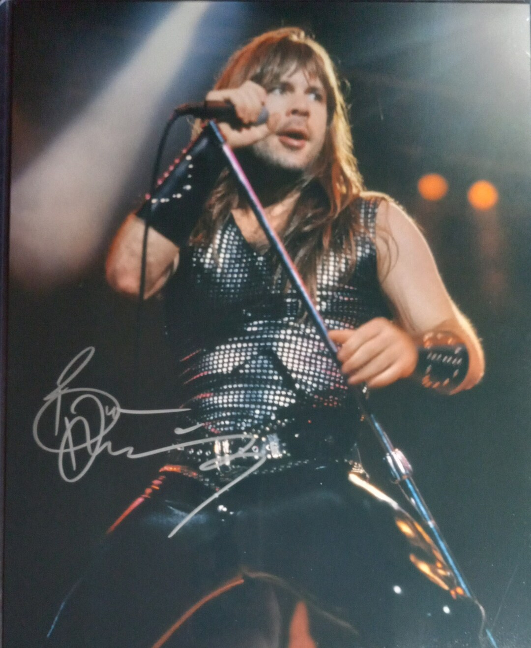 Bruce Dickinson 11x14 Authentic Signed Photo W/ COA - Iron Maiden - Etsy