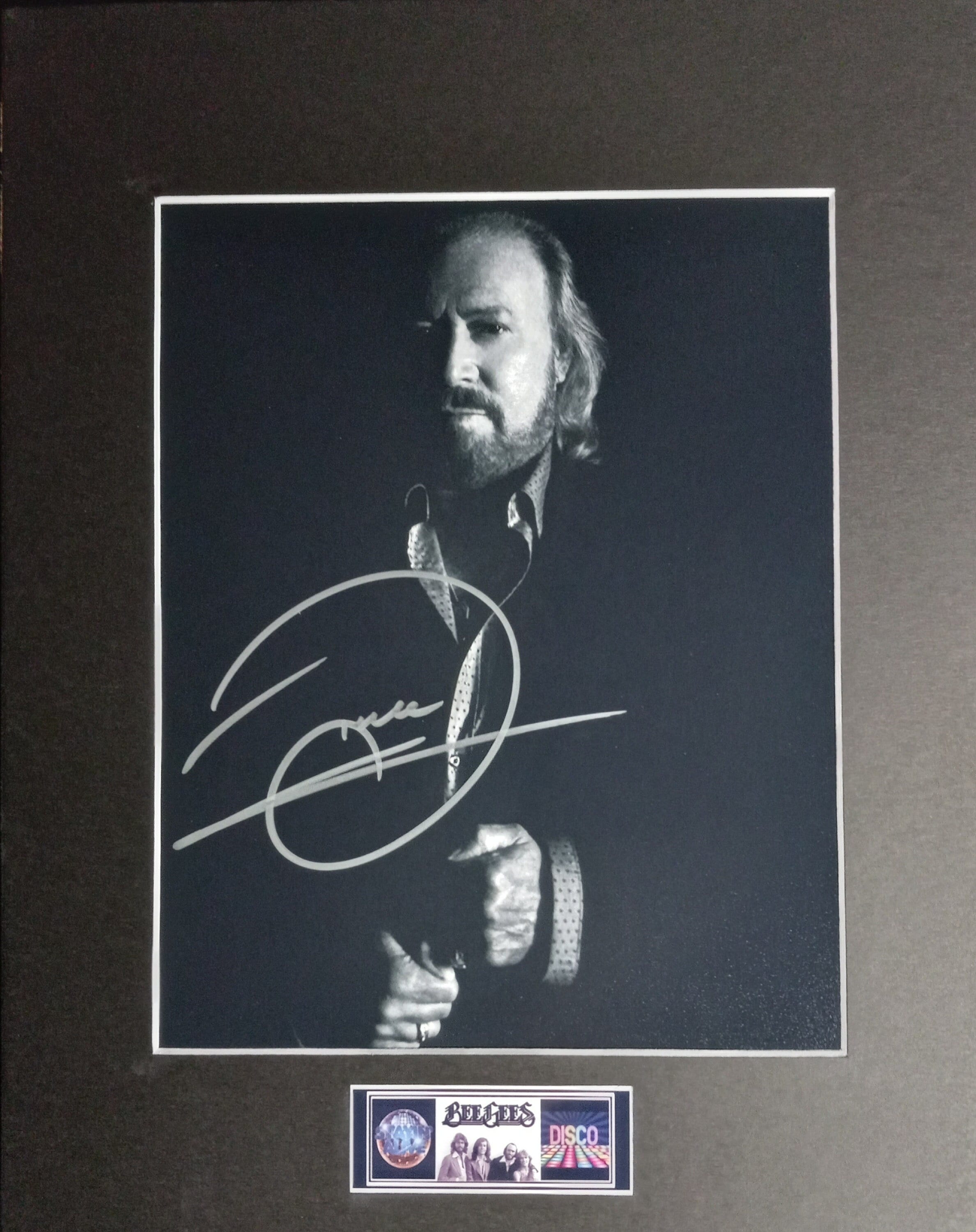 Barry Gibb Authentic Signed 8x10 Photo With Custom 11x14 Frame - Etsy