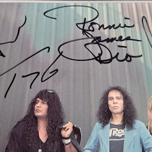Dio (all 4) Authentic Signed 8x10 Photo With Frame Ready 11x14 Matting ...