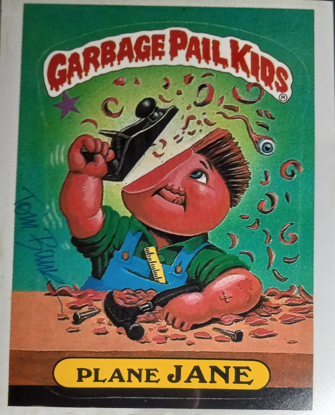 Tom Bunk Authentic Signed 8x10 Photo W/ COA - Garbage Pail Kids - Etsy