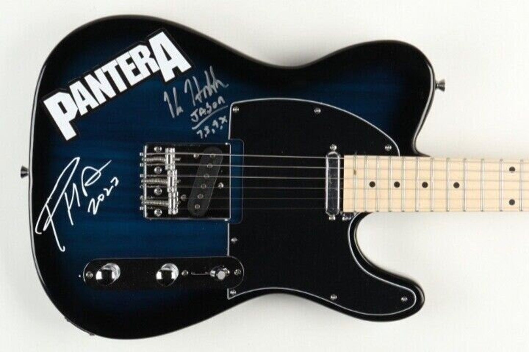 Phil Anselmo & Kane Hodder Signed Guitar W/ JSA COA - Pantera + Jason ...