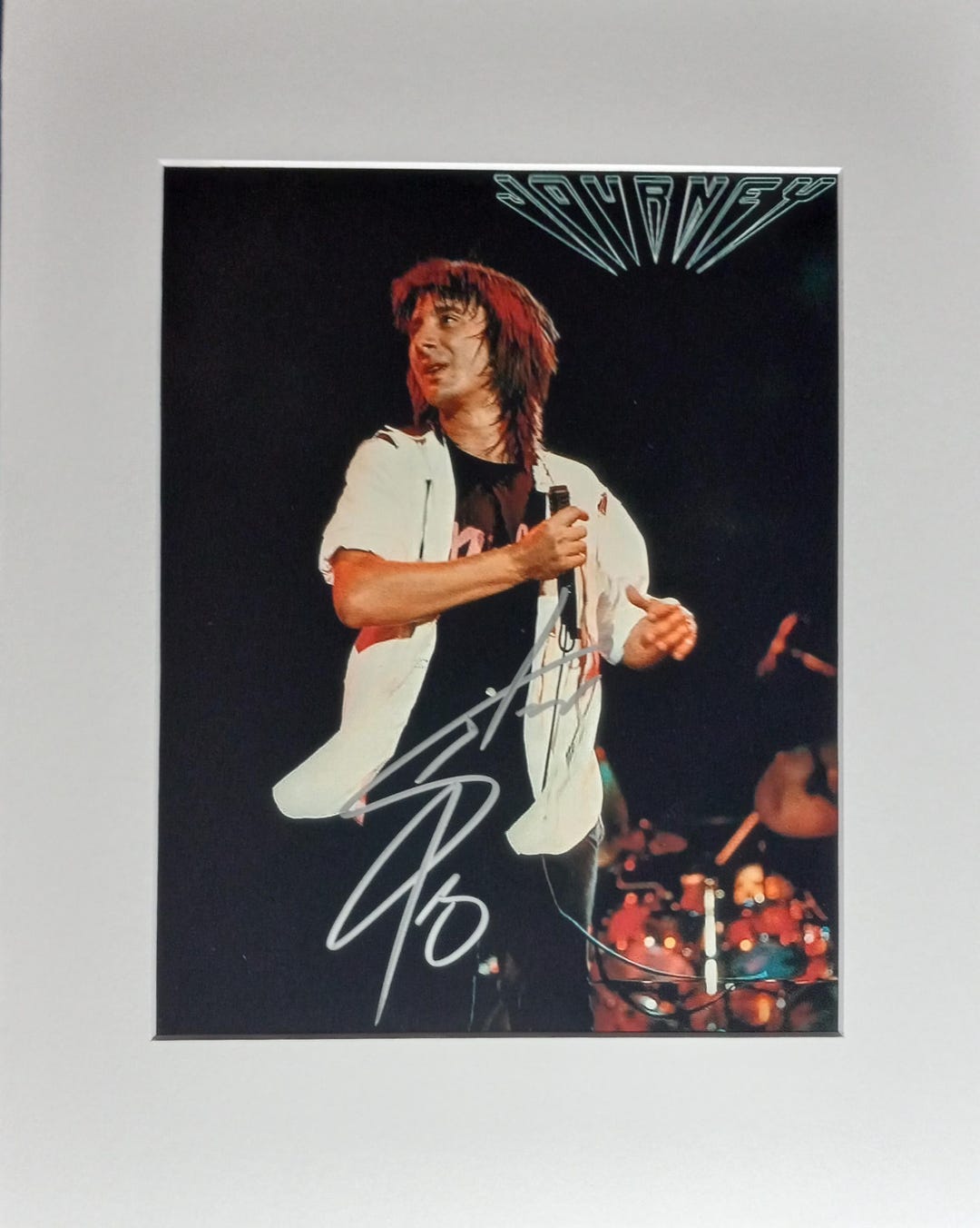 Steve Perry Authentic Signed 8x10 Photo in A Frame Ready 11x14 Matting ...