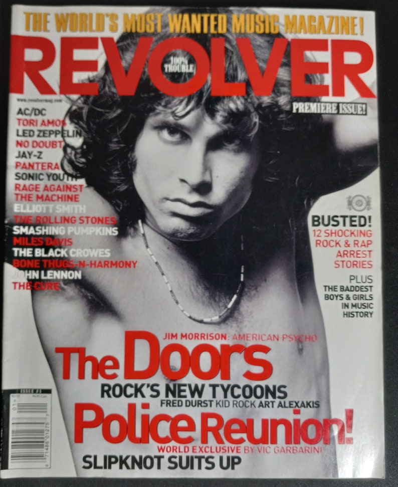 Issue #1 Revolver Magazine Featuring Jim Morrison 2000 - Etsy