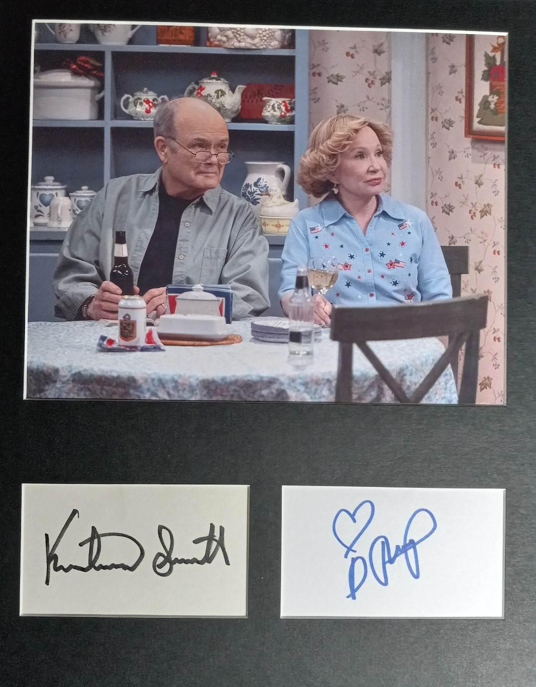 Kurtwood Smith & Debra Jo Rupp Authentic Dual Signed Cards With Photo ...