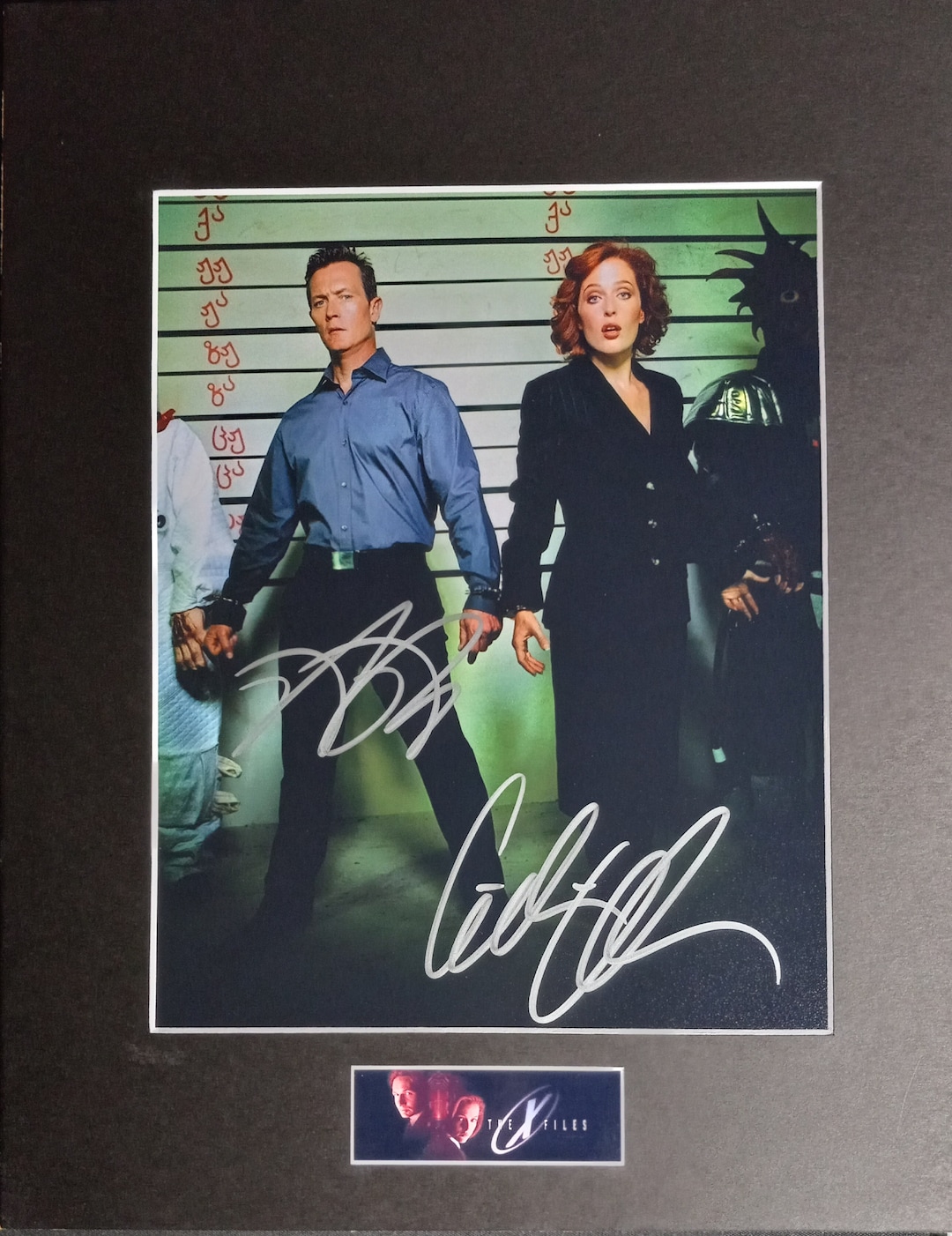 Gillian Anderson & Robert Patrick Authentic Dual Signed 8x10 Photo With ...